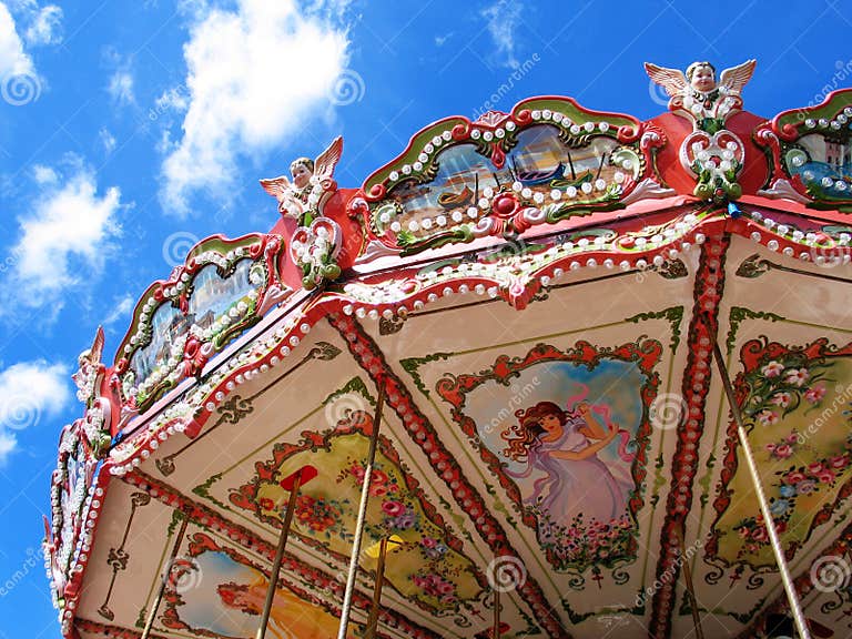 Carousel stock photo. Image of spin, merrygoround, colors - 107304