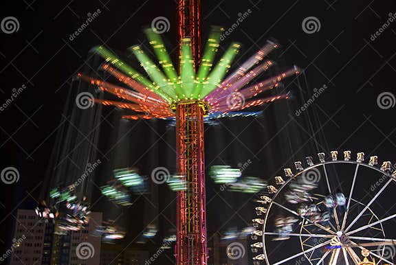 Carousel stock image. Image of childhood, market, blinking - 12176865