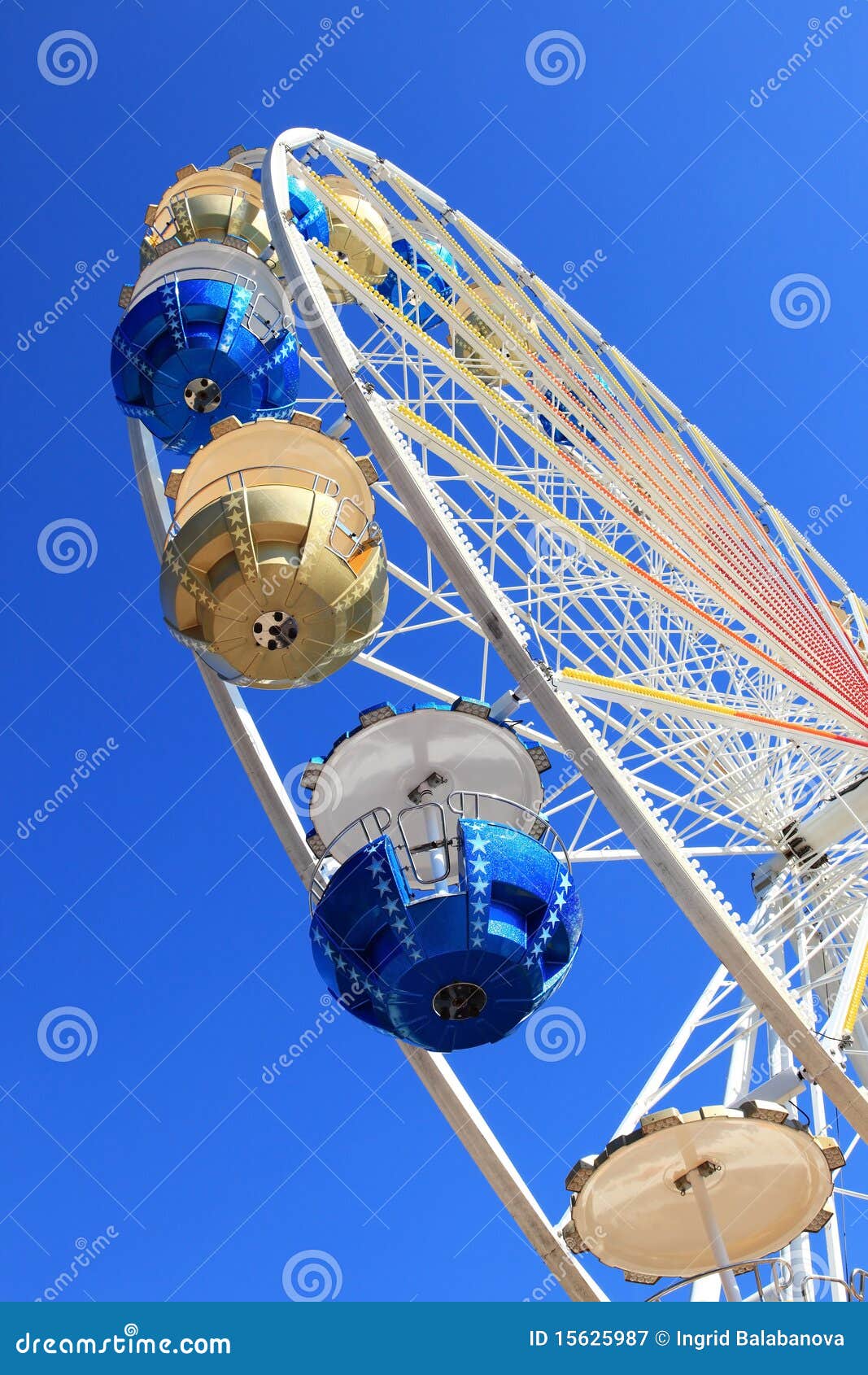 Carousel stock image. Image of attraction, round, show - 15625987