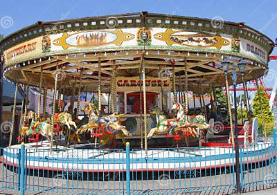 Carousel stock image. Image of park, circus, carosels - 19771141
