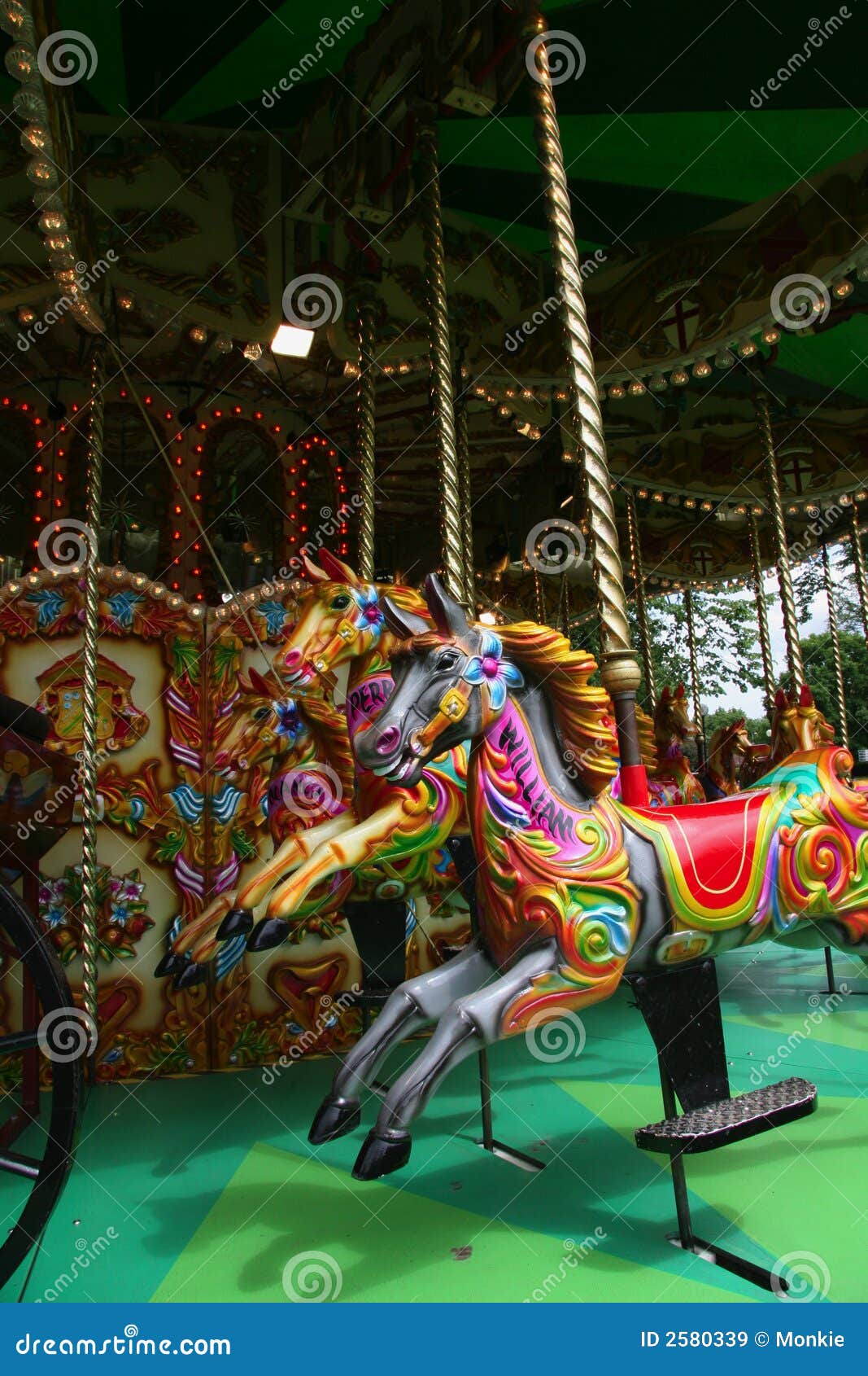 Carousel stock image. Image of carousel, recreation, fairground - 2580339