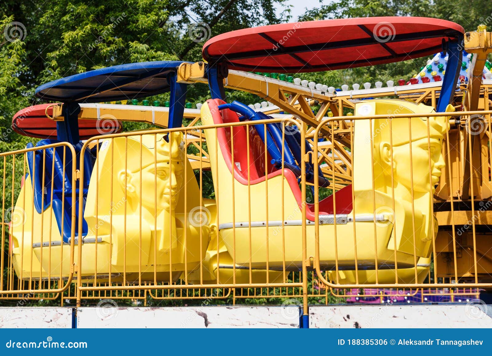 Carousel booths for fun stock photo. Image of amusement - 188385306