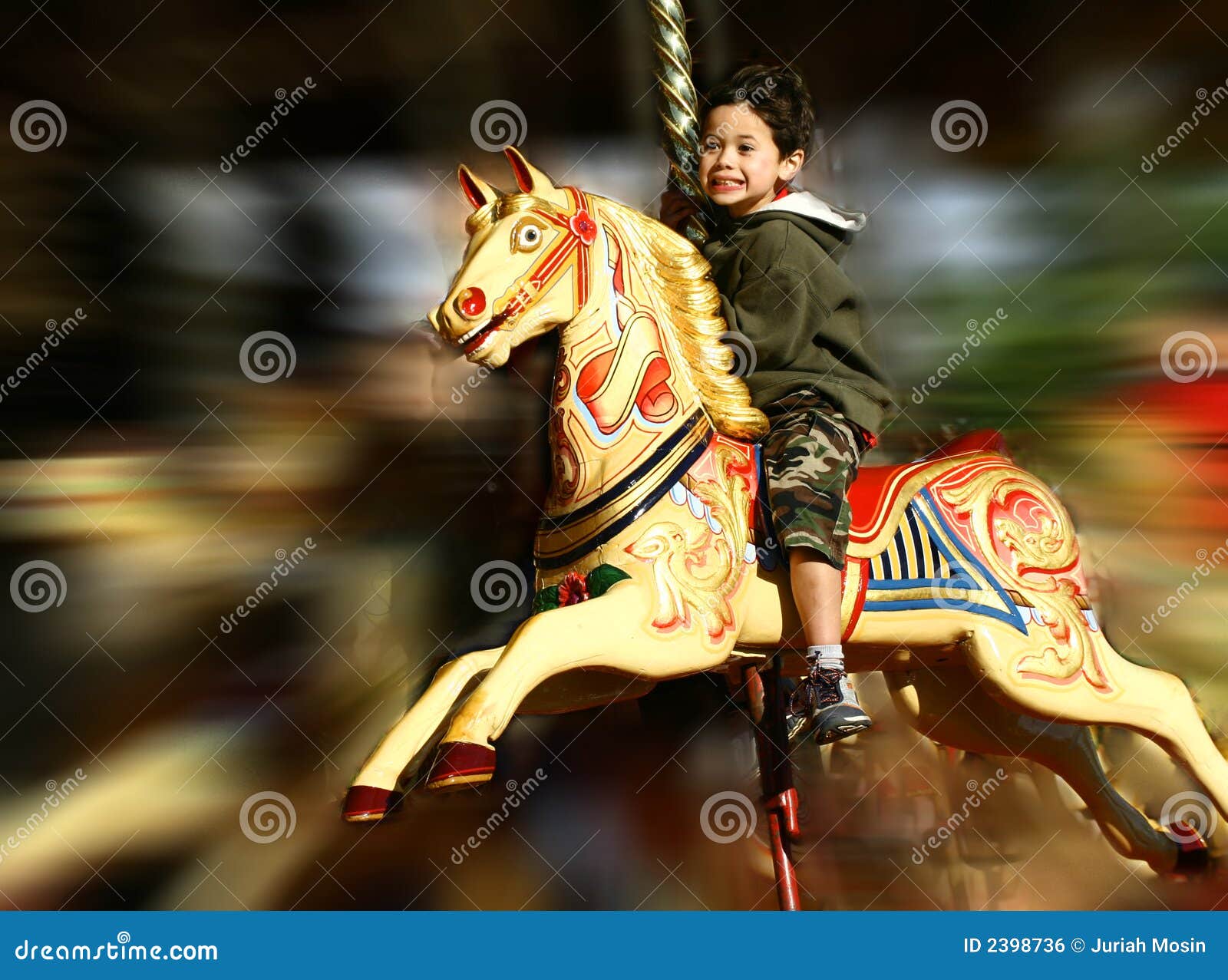 Carousel fun fair stock photo. Image of life, fast, innocence - 2398736