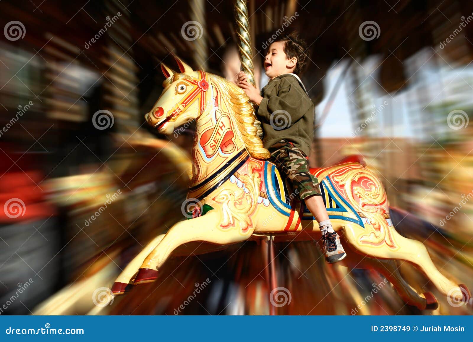 Carousel fun fair stock image. Image of dizzy, noise, lifestyle - 2398749