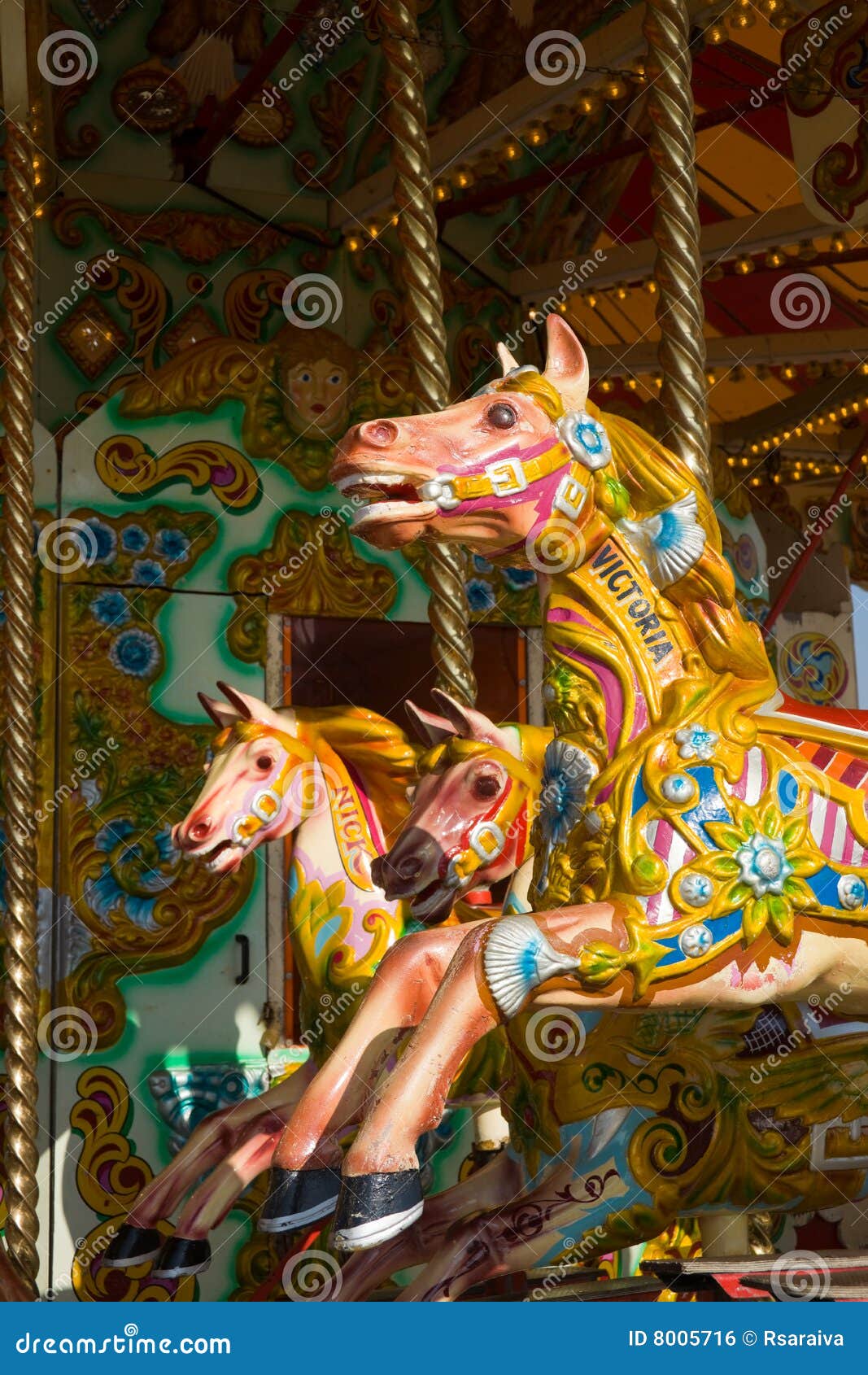 Carousel Horse, Realistic Wooden Horse,rocking Horse Royalty-Free Stock ...