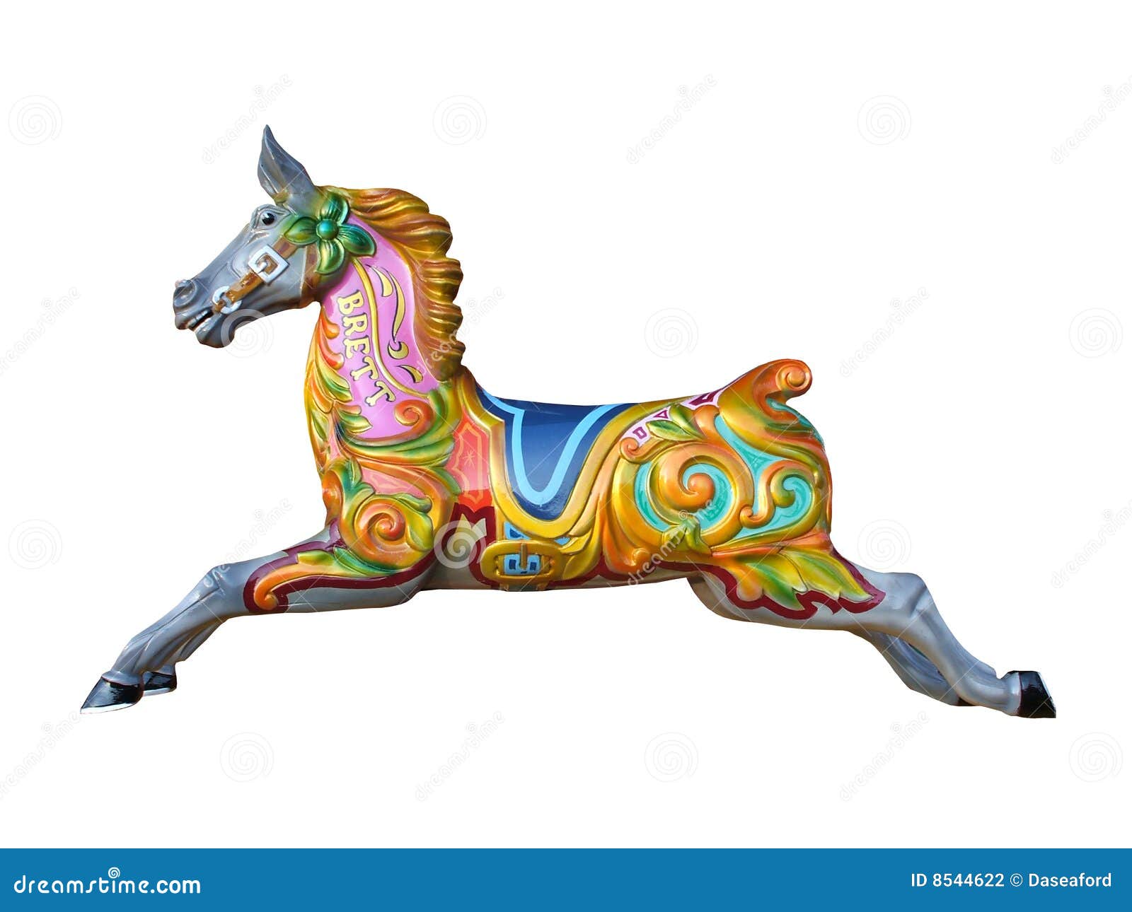 Carousel Horse, Realistic Wooden Horse,rocking Horse Royalty-Free Stock ...
