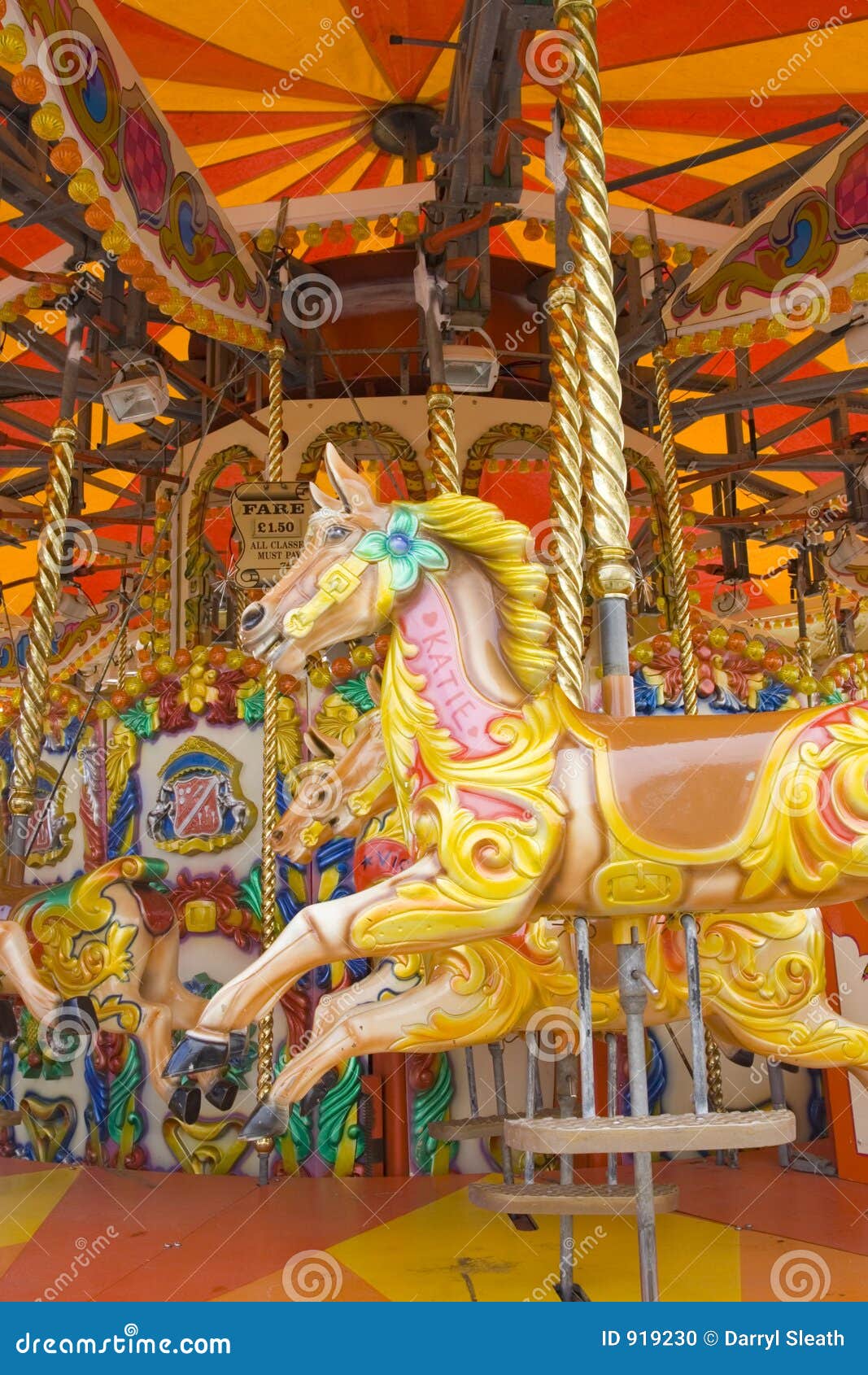 Carousel horses 2 stock photo. Image of traditional, pony - 919230