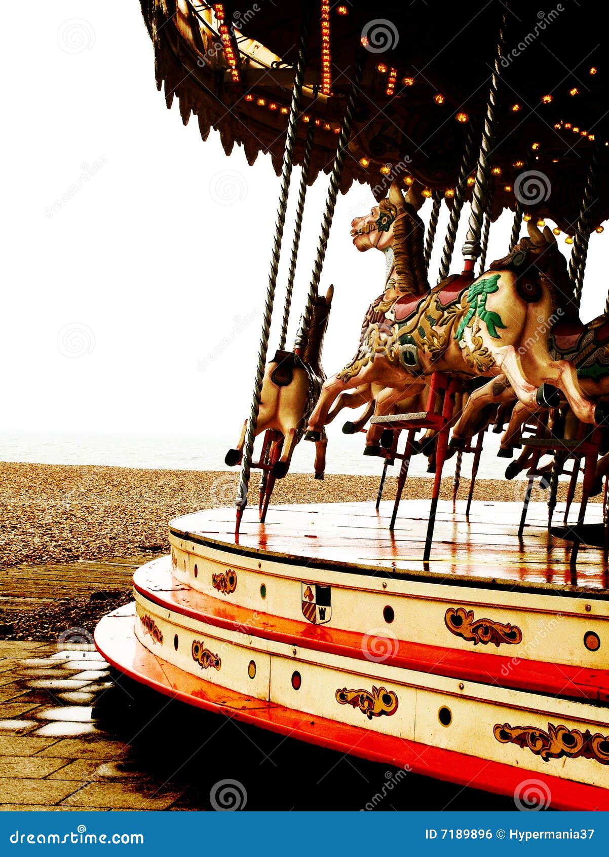 Carousel with horses stock photo. Image of seats, detail - 7189896