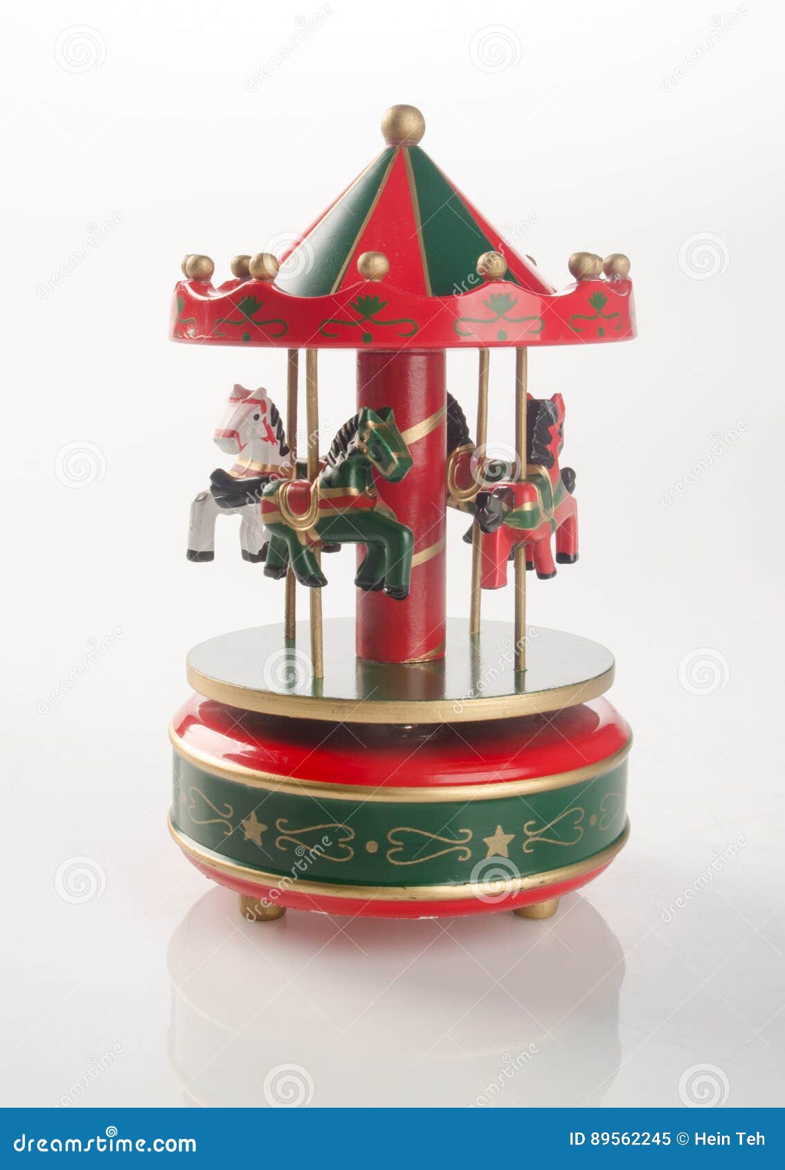 Carousel Horses Or Classic Carousel Horses On Background. Stock Image ...