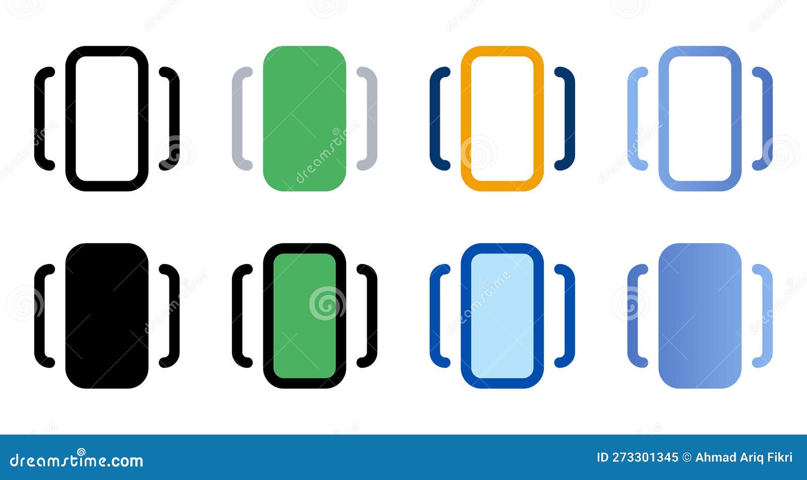 Carousel Icons in Different Style. Carousel Icons. Different Style ...