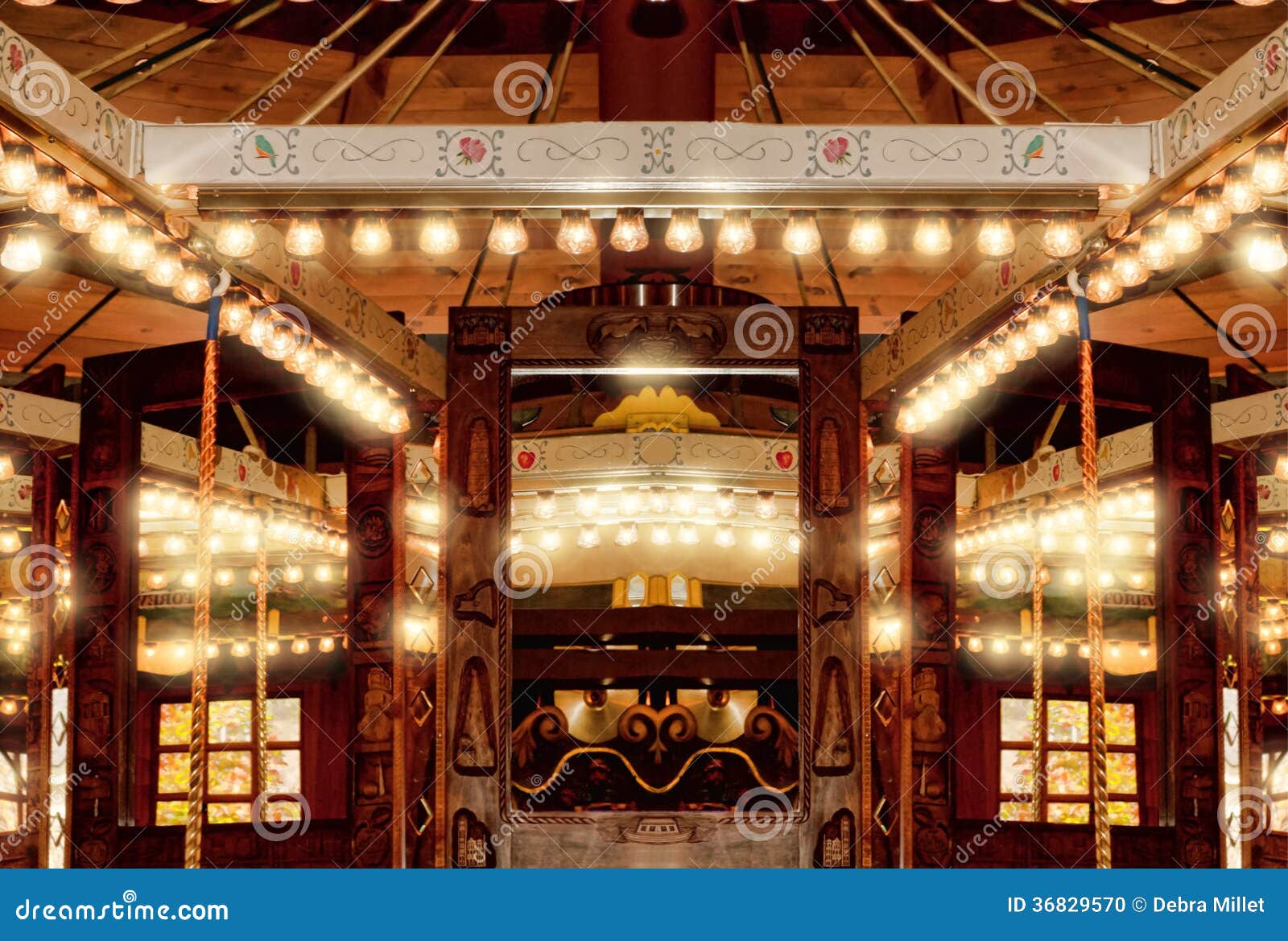 Carousel lights stock photo. Image of indoors, bulbs - 36829570