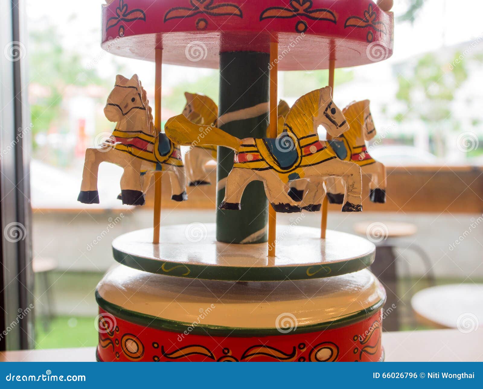 Carousel music box stock photo. Image of leisure, antique - 66026796