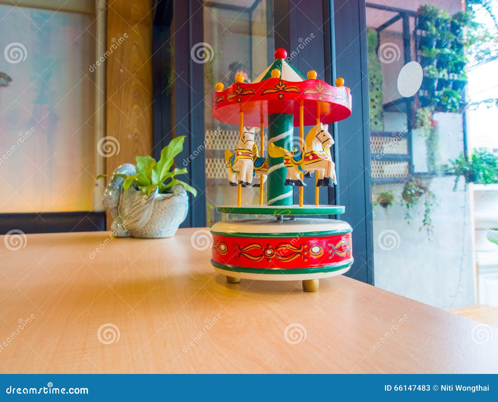 Carousel music box stock image. Image of play, child - 66147483