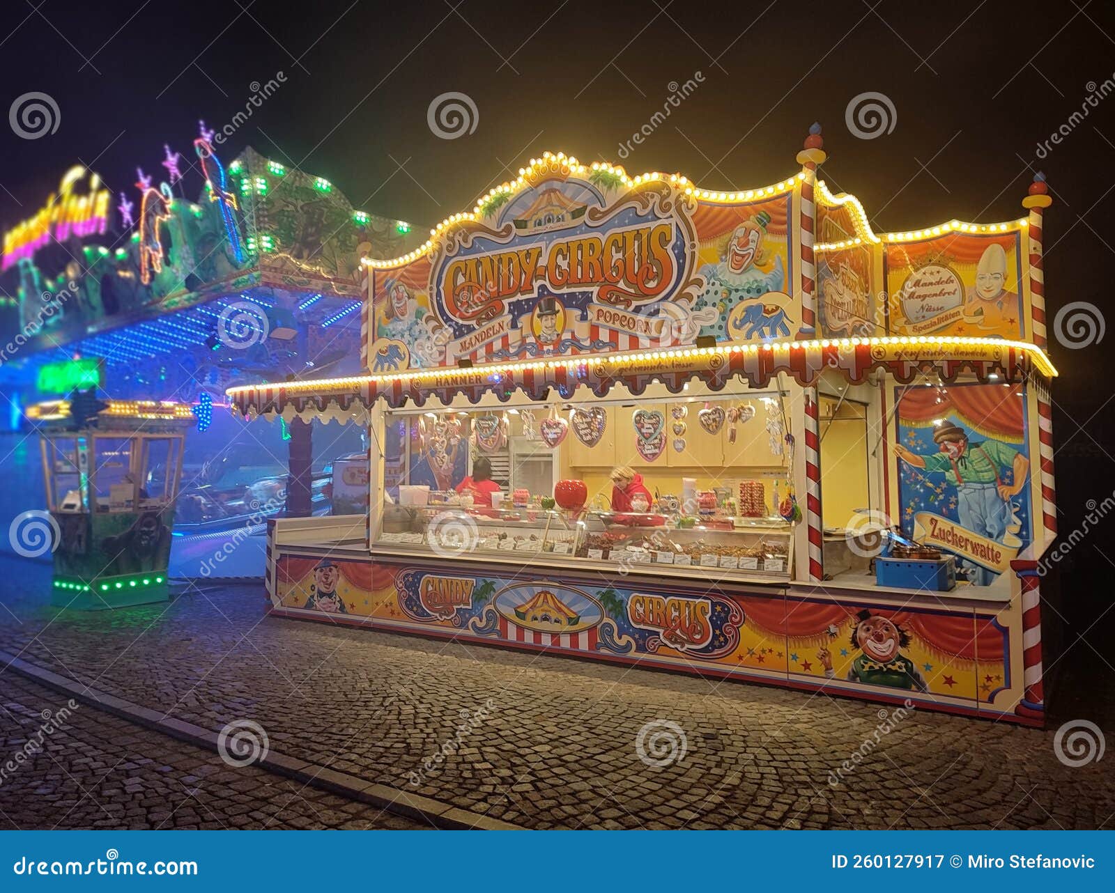 Carousel At The Inside The Dream Island Theme Park Editorial Photo ...
