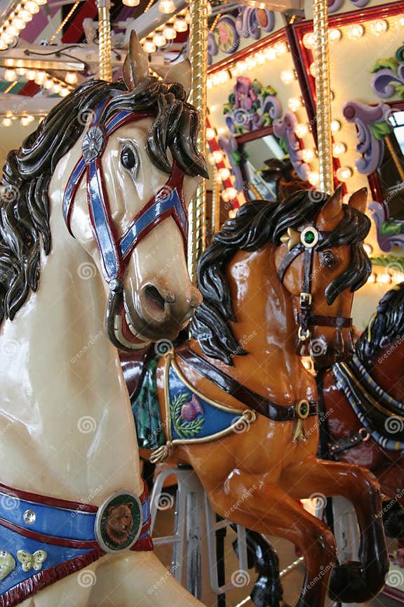 Carousel Ride stock photo. Image of amusement, horses - 12247670