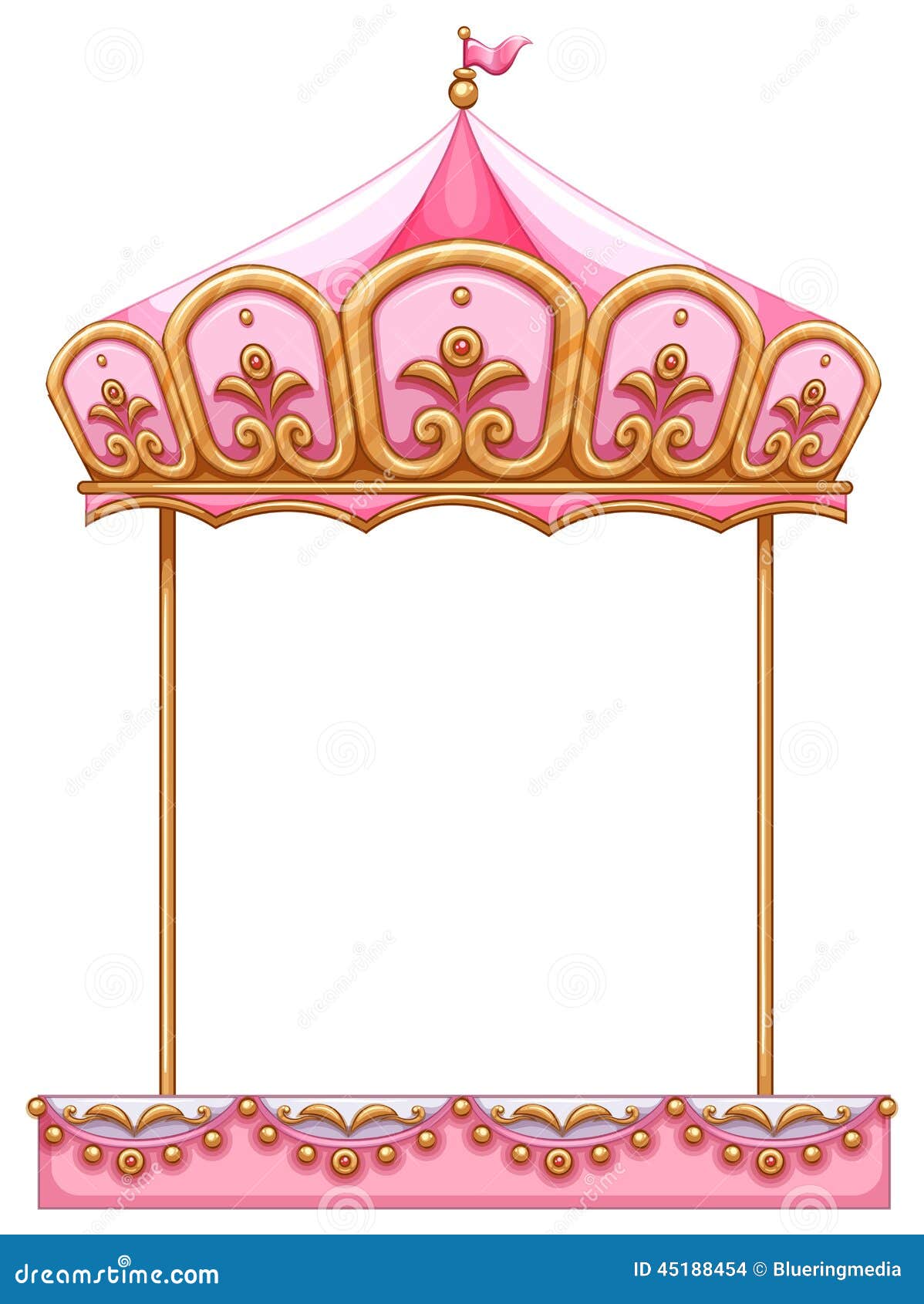Carousel Cartoon Vector | CartoonDealer.com #55869229