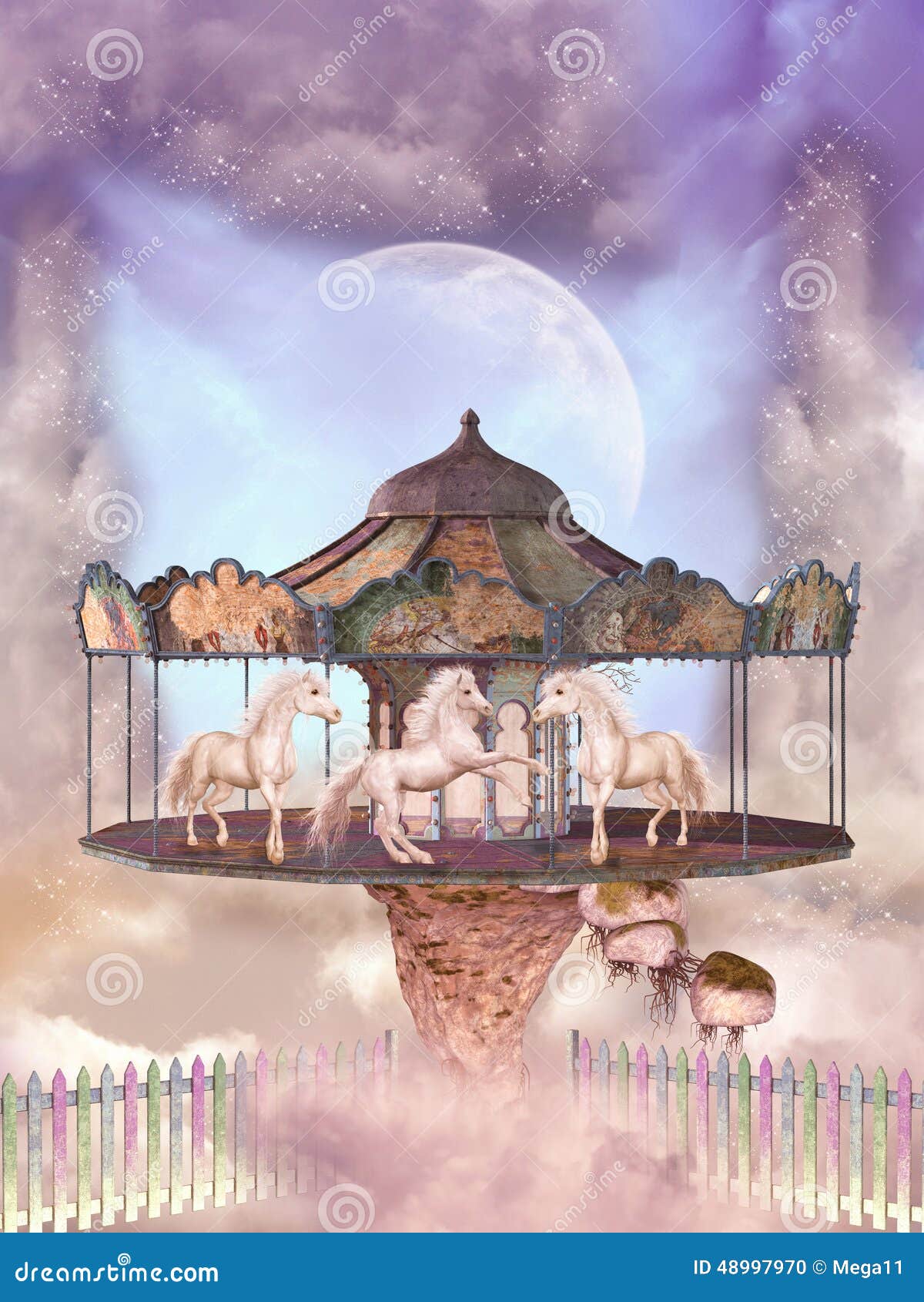 Carousel Backdrops Stock Illustrations – 11 Carousel Backdrops Stock ...
