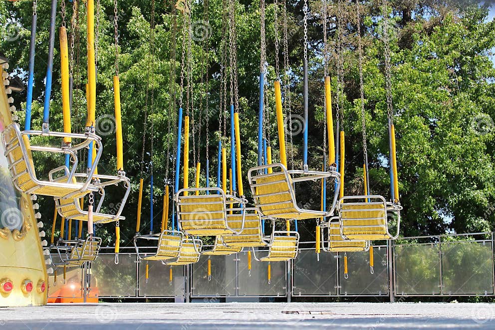 Carousel swing stock image. Image of amusement, play - 48436069