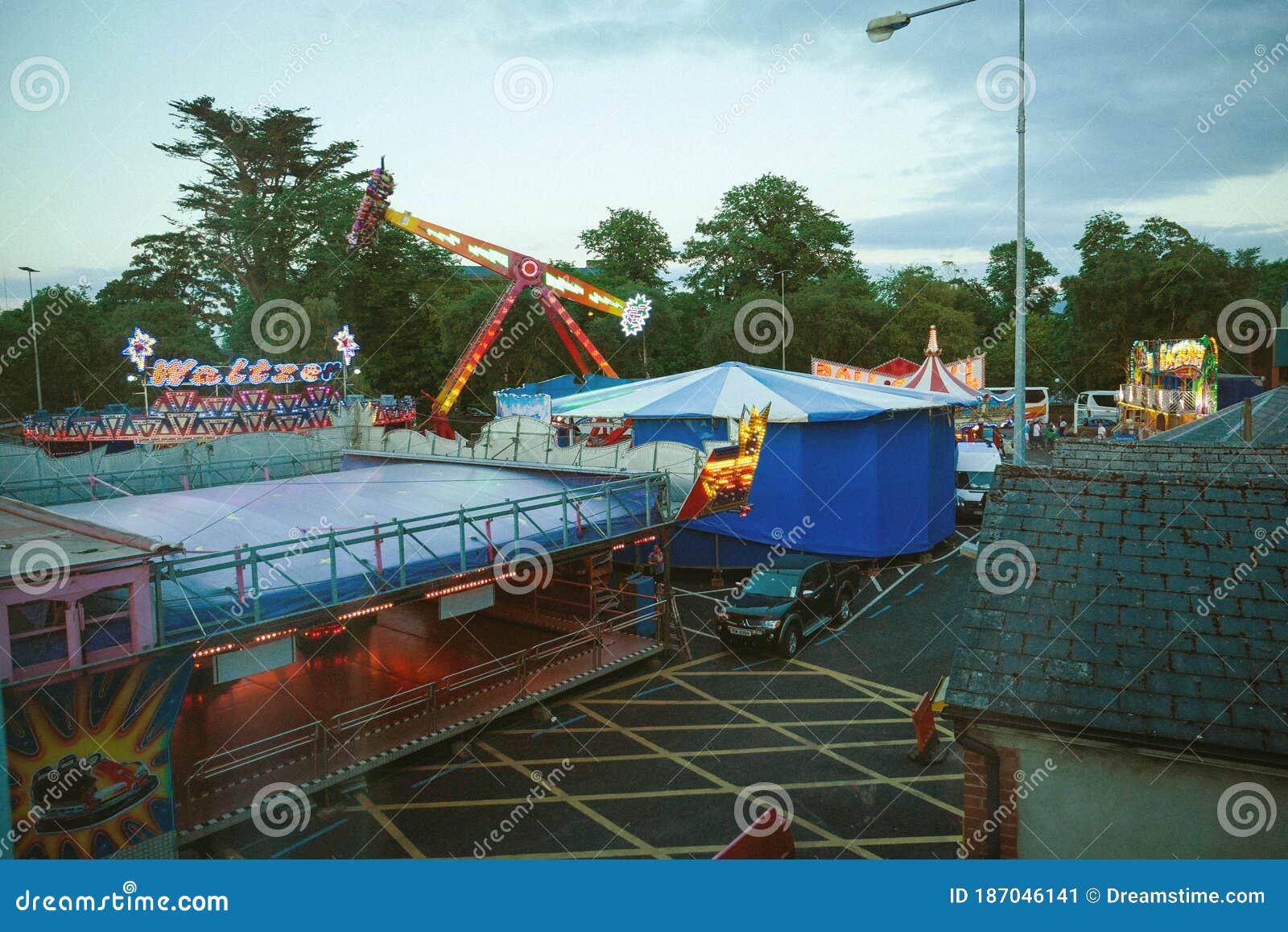 Carousel in Town, City of Killarney Ireland Editorial Photo - Image of ...