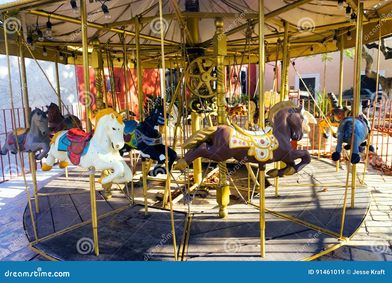 Carousel in Valladolid, Mexico Stock Image - Image of destination ...