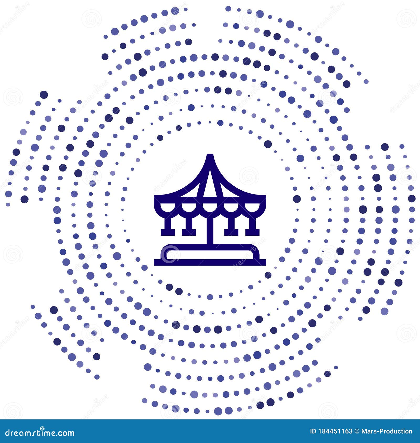 Carousel Vector Icon. Carousel Editable Stroke. Carousel Linear Symbol ...