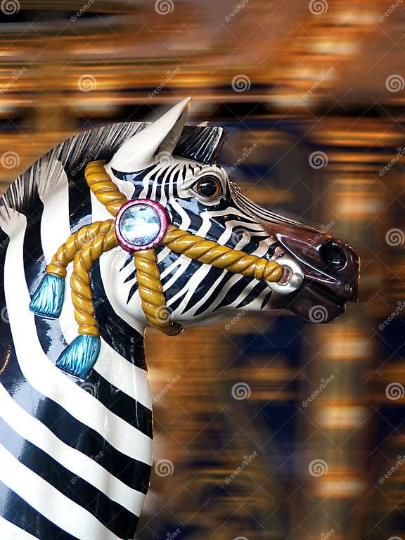 Carousel Zebra stock photo. Image of children, enjoyment - 1339790
