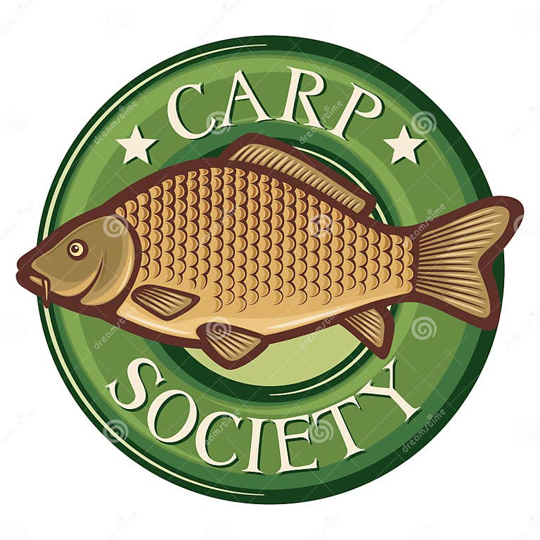 Carp stock vector. Illustration of carp, cartoon, fishing - 25897783