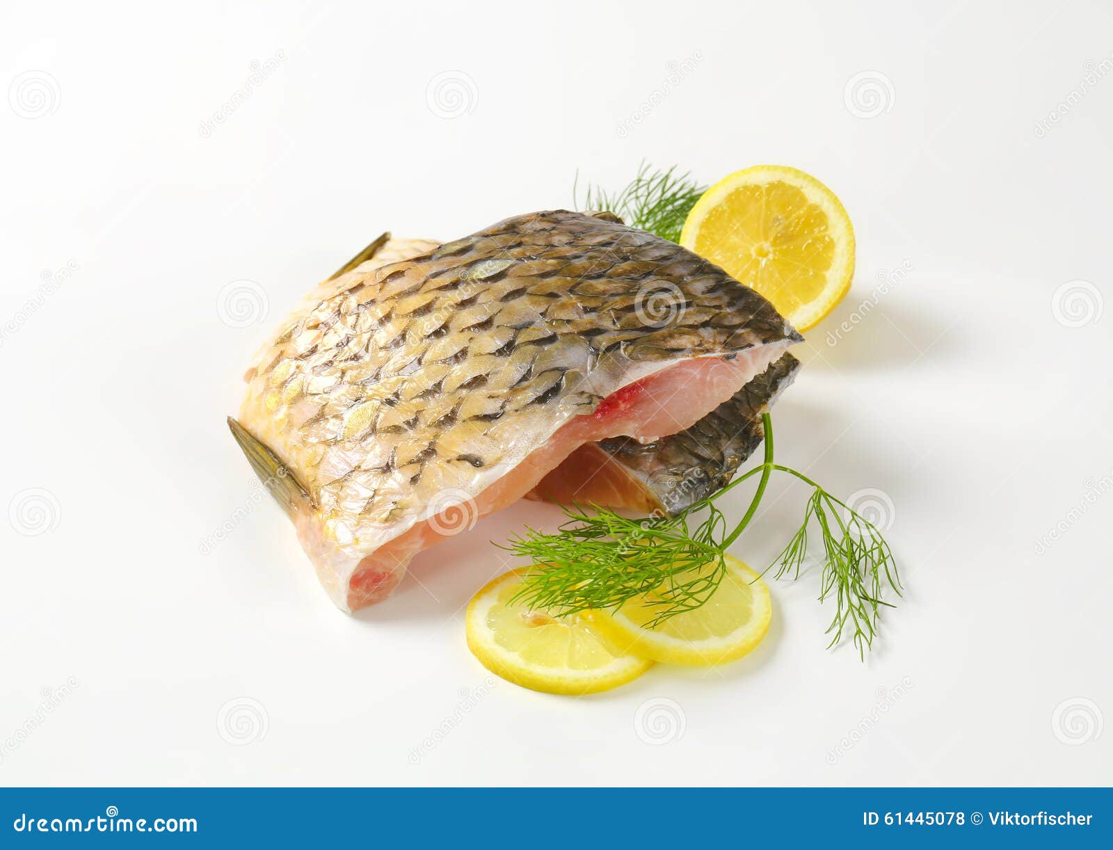 Carp fillets stock photo. Image of delicatessen, food - 61445078