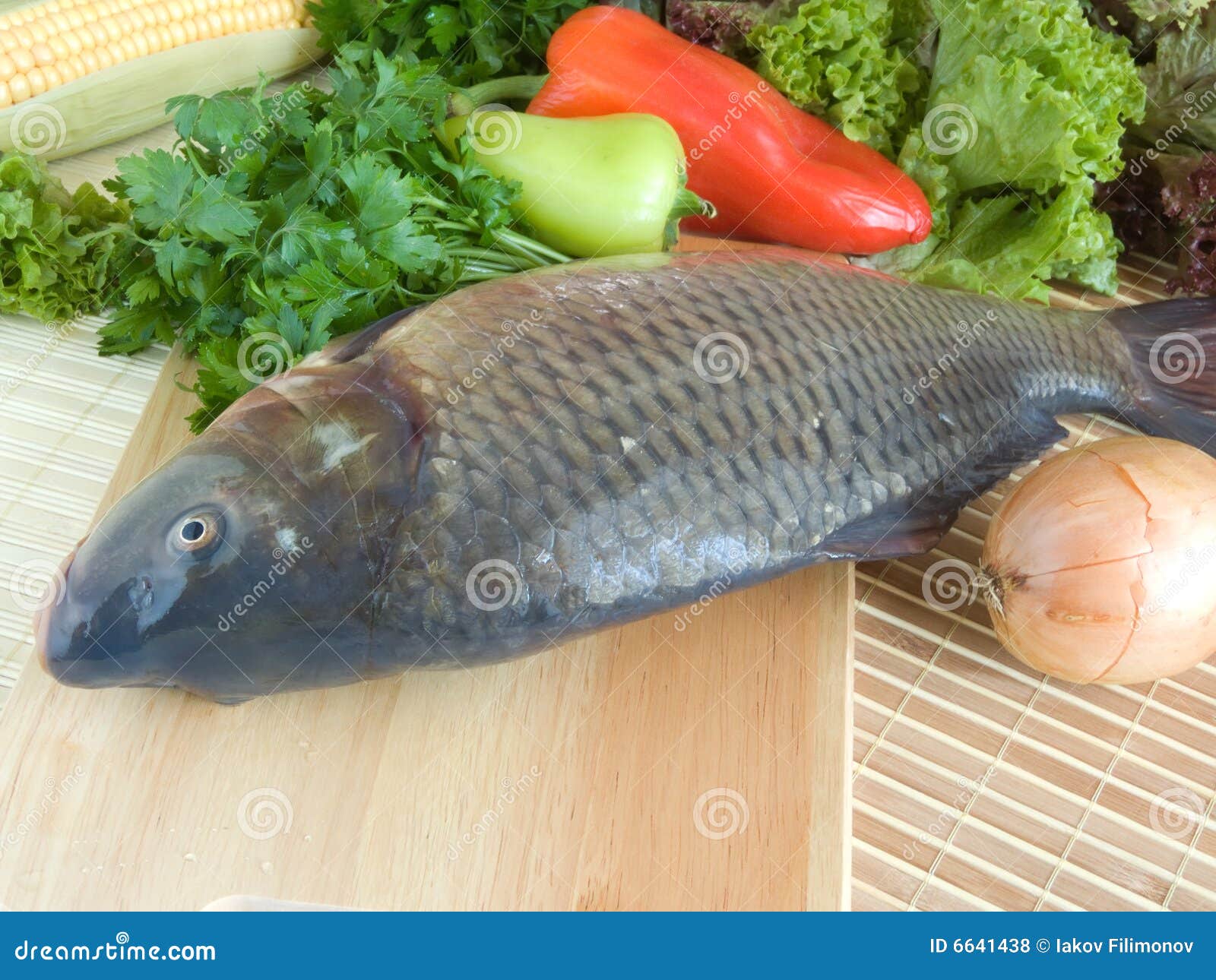 Carp fish stock photo. Image of prepare, nutritious, preparation - 6641438