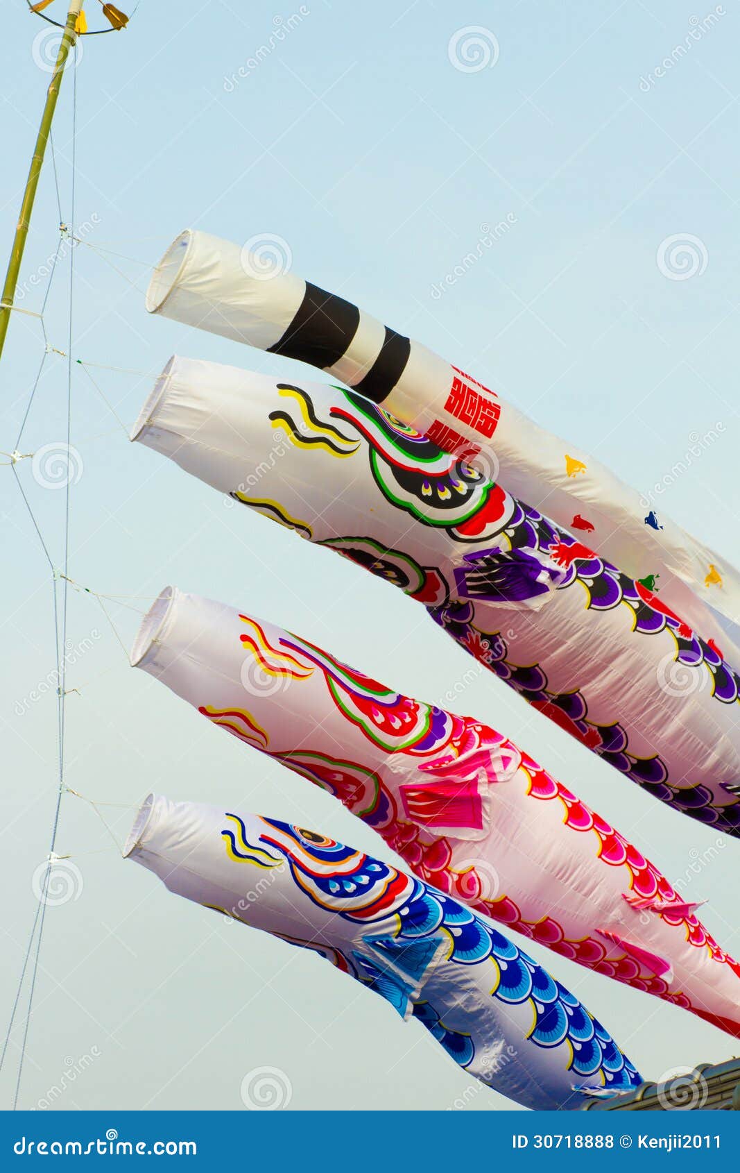 Carp streamers stock photo. Image of spring, decoration - 30718888