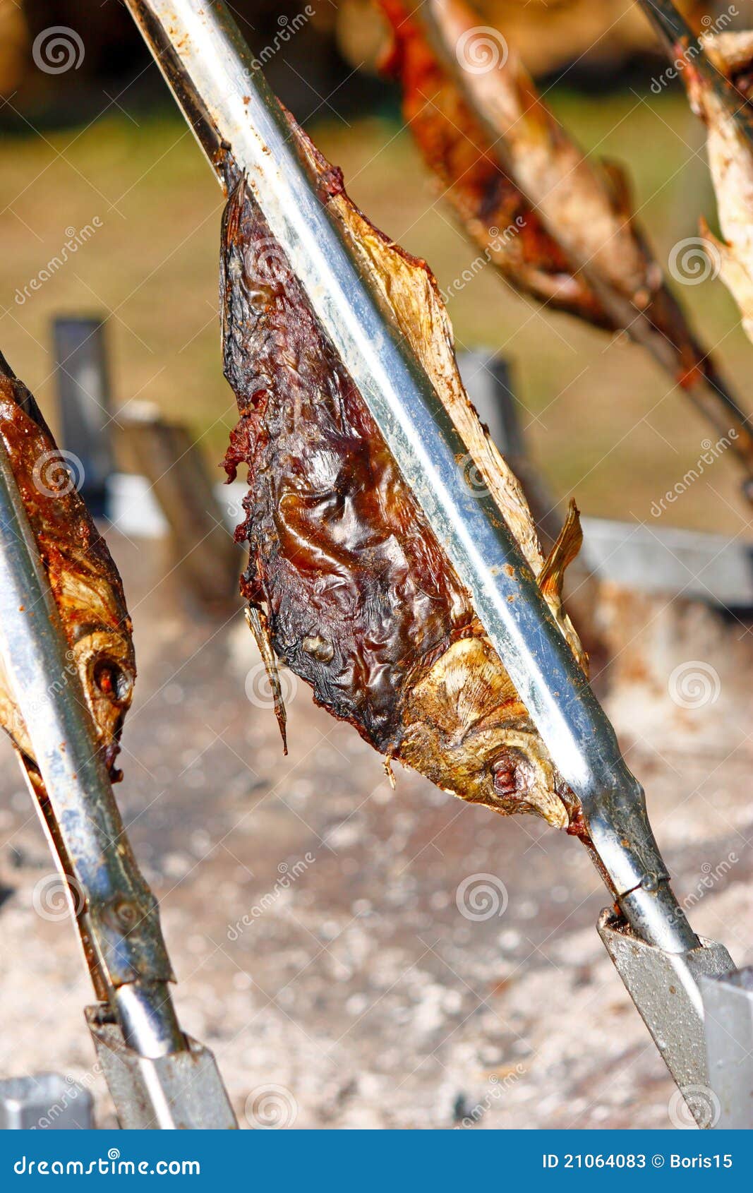 Carpa asada imagen de archivo. Imagen de barbacoa, quijada - 21064083