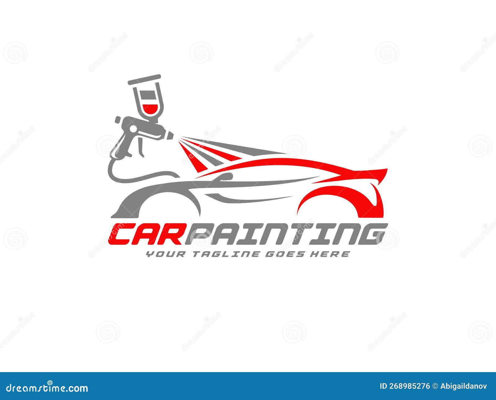 Car painting logo stock vector. Illustration of automobile - 268985276