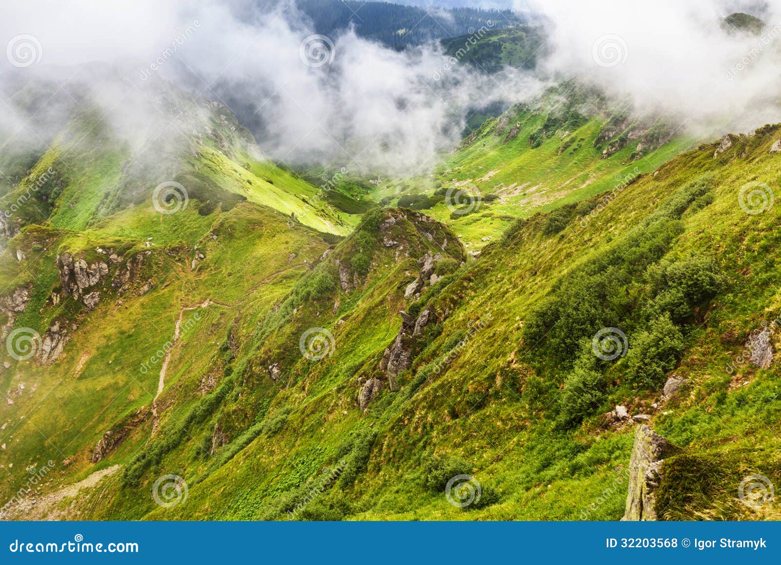 Carpathian mountains stock photo. Image of massif, carpathians - 32203568