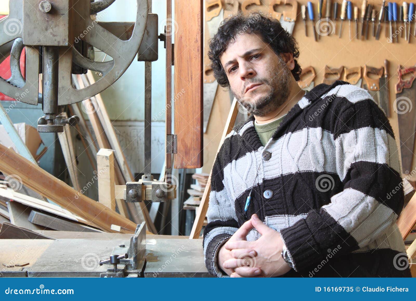 The carpenter stock image. Image of occupation, male - 16169735