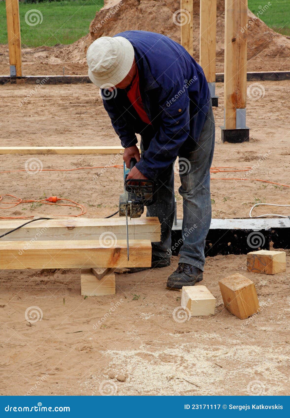 Carpenter editorial photography. Image of adult, real - 23171117