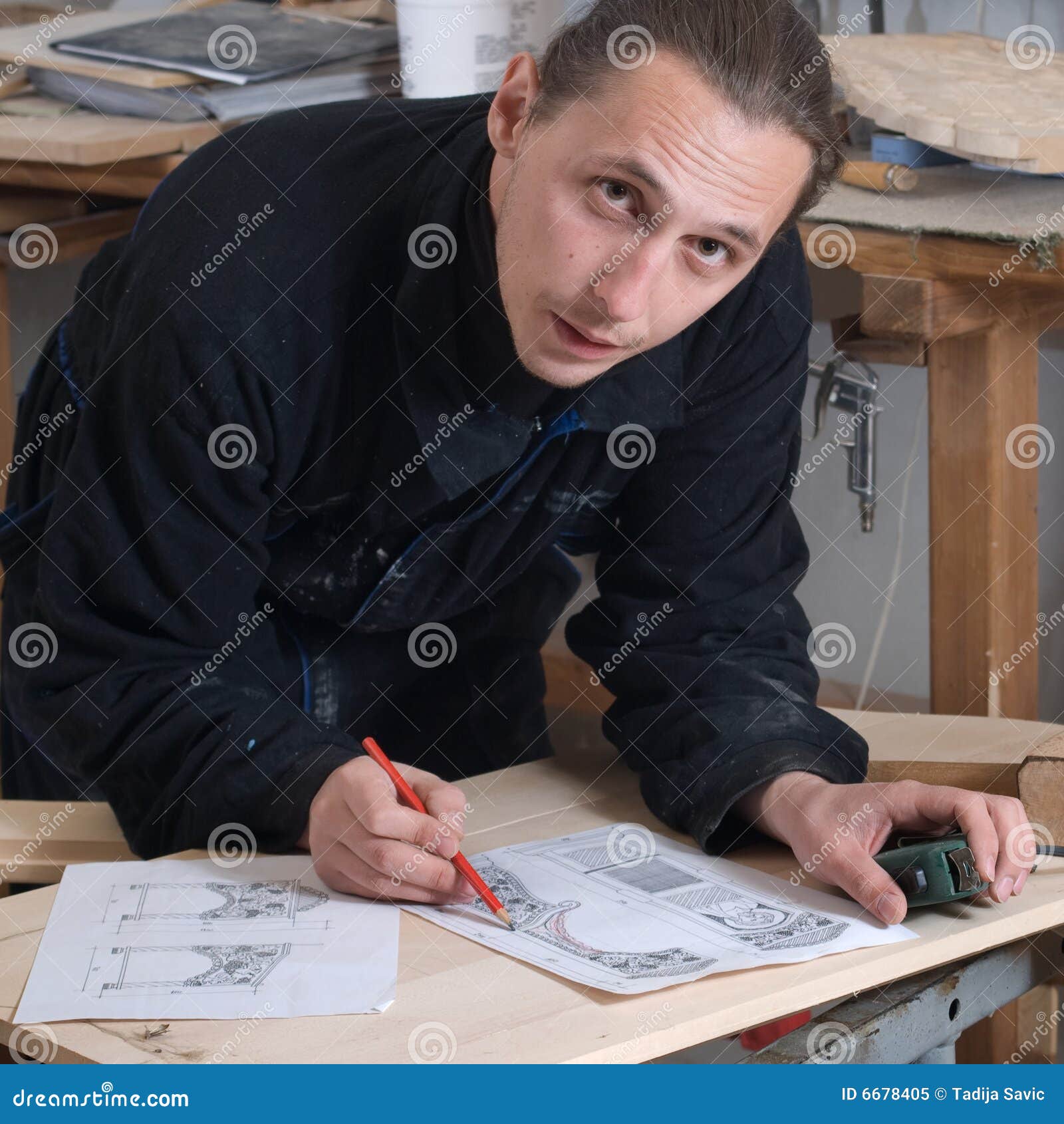 Carpenter stock image. Image of workwear, carpenter, carpentry - 6678405