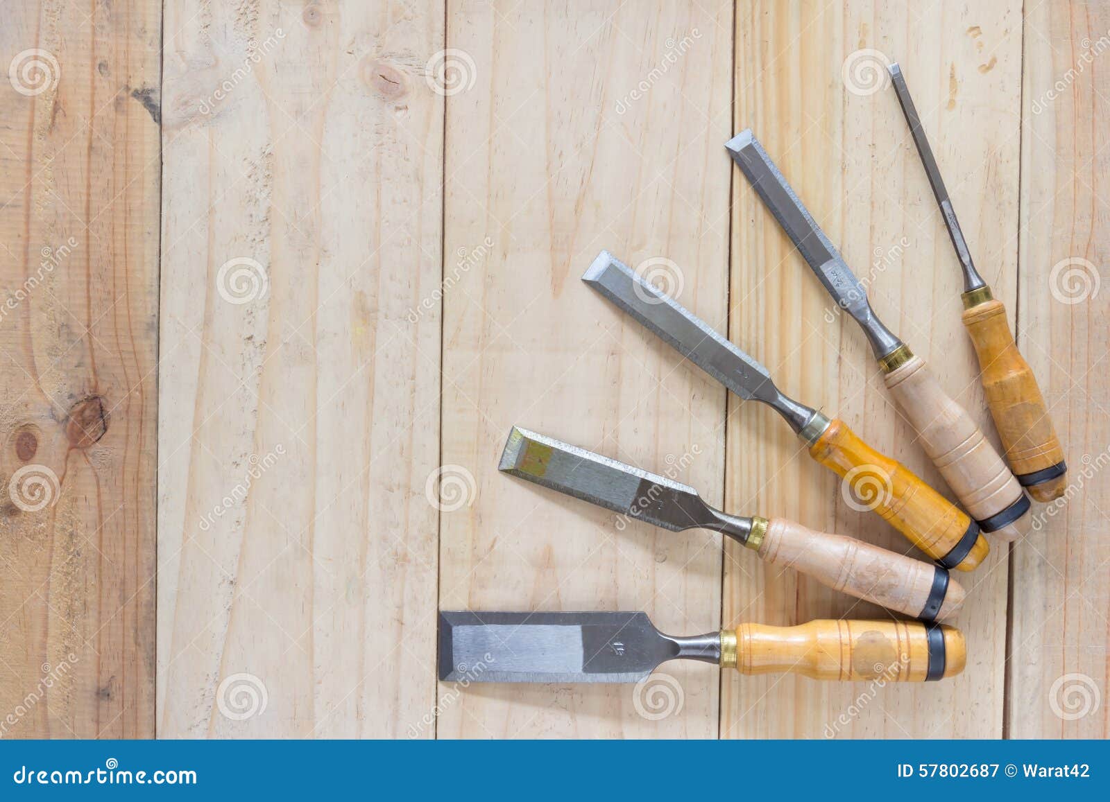 Carpenter Chisel on Wood Background Stock Image - Image of tool, steel ...