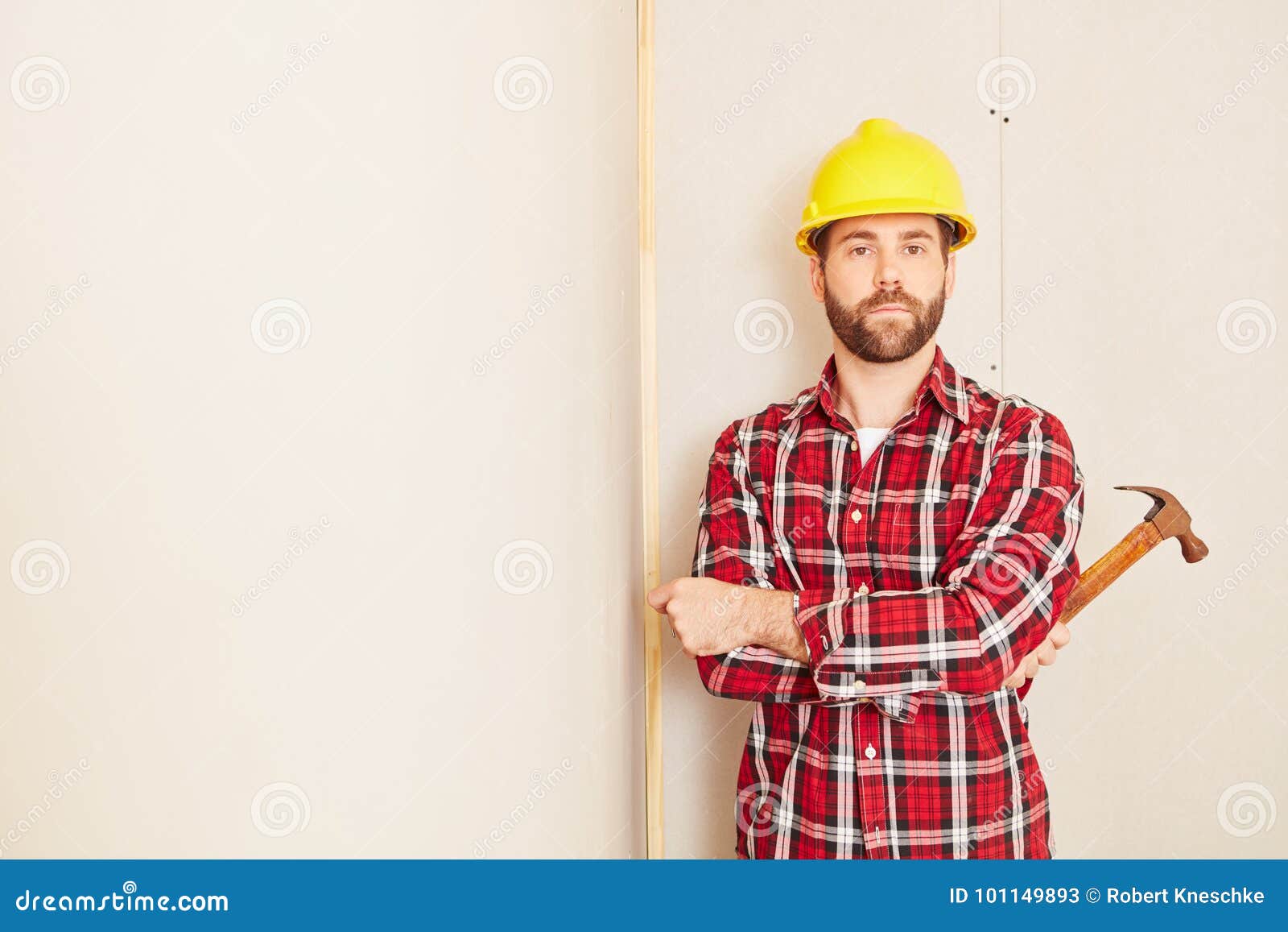 Carpenter profession ad stock image. Image of builder - 101149893