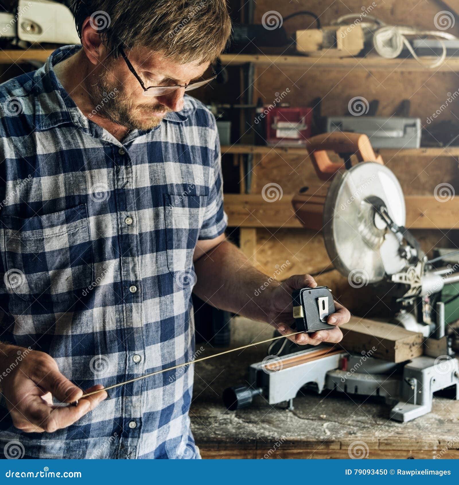 Carpenter Craftman Lumber Timber Woodwork Concept Stock Photo - Image ...