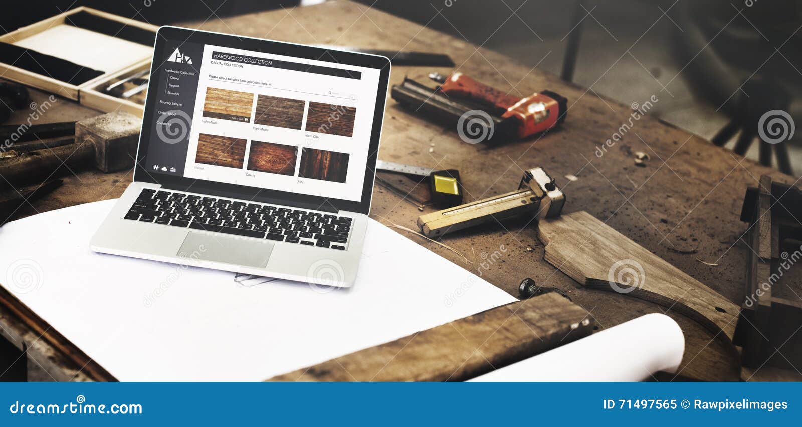 Carpenter Craftmanship Carpentry Handicraft Wooden Workshop Concept ...