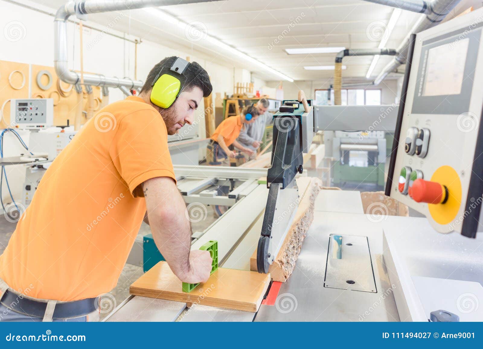 Carpenter Cutting Board with Table Saw Stock Image - Image of carpenter ...