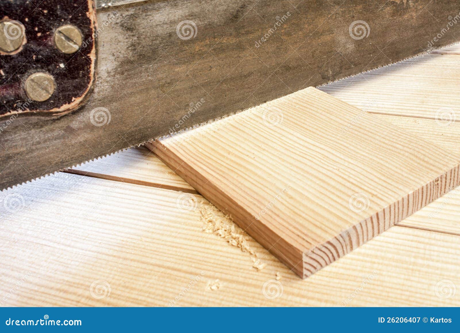 Carpenter cutting plank stock image. Image of object - 26206407
