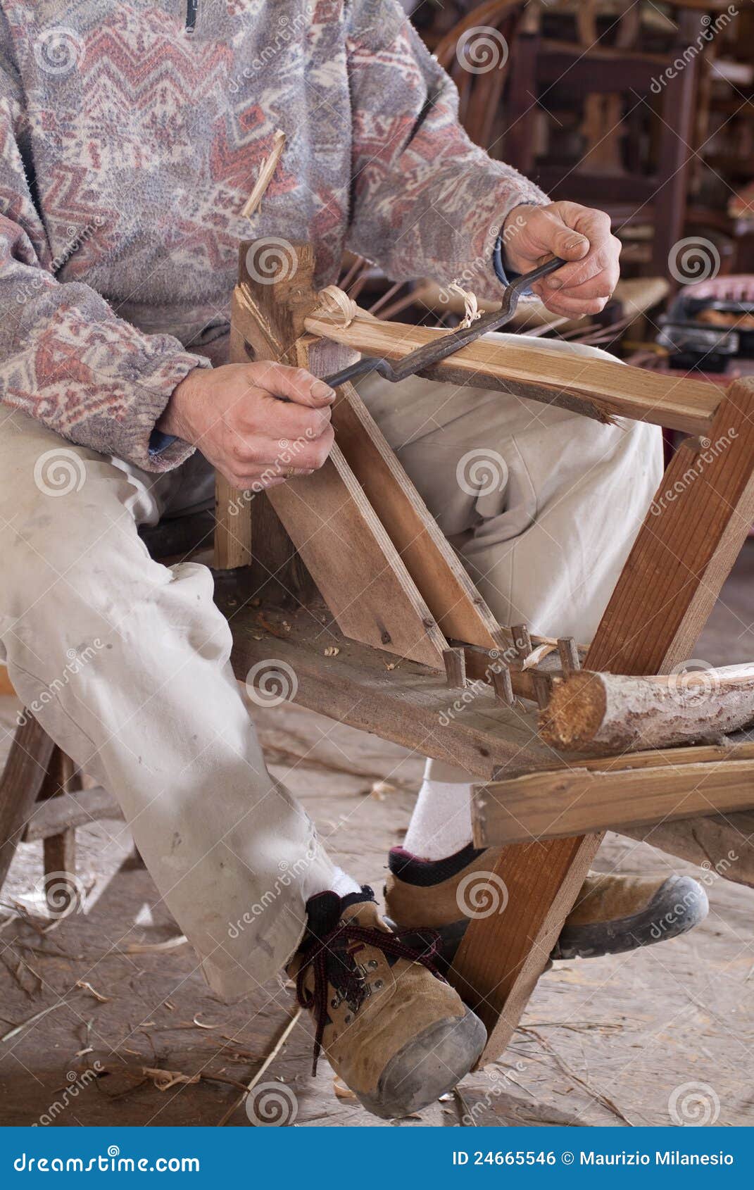 Carpenter cutting wood stock photo. Image of handwork - 24665546