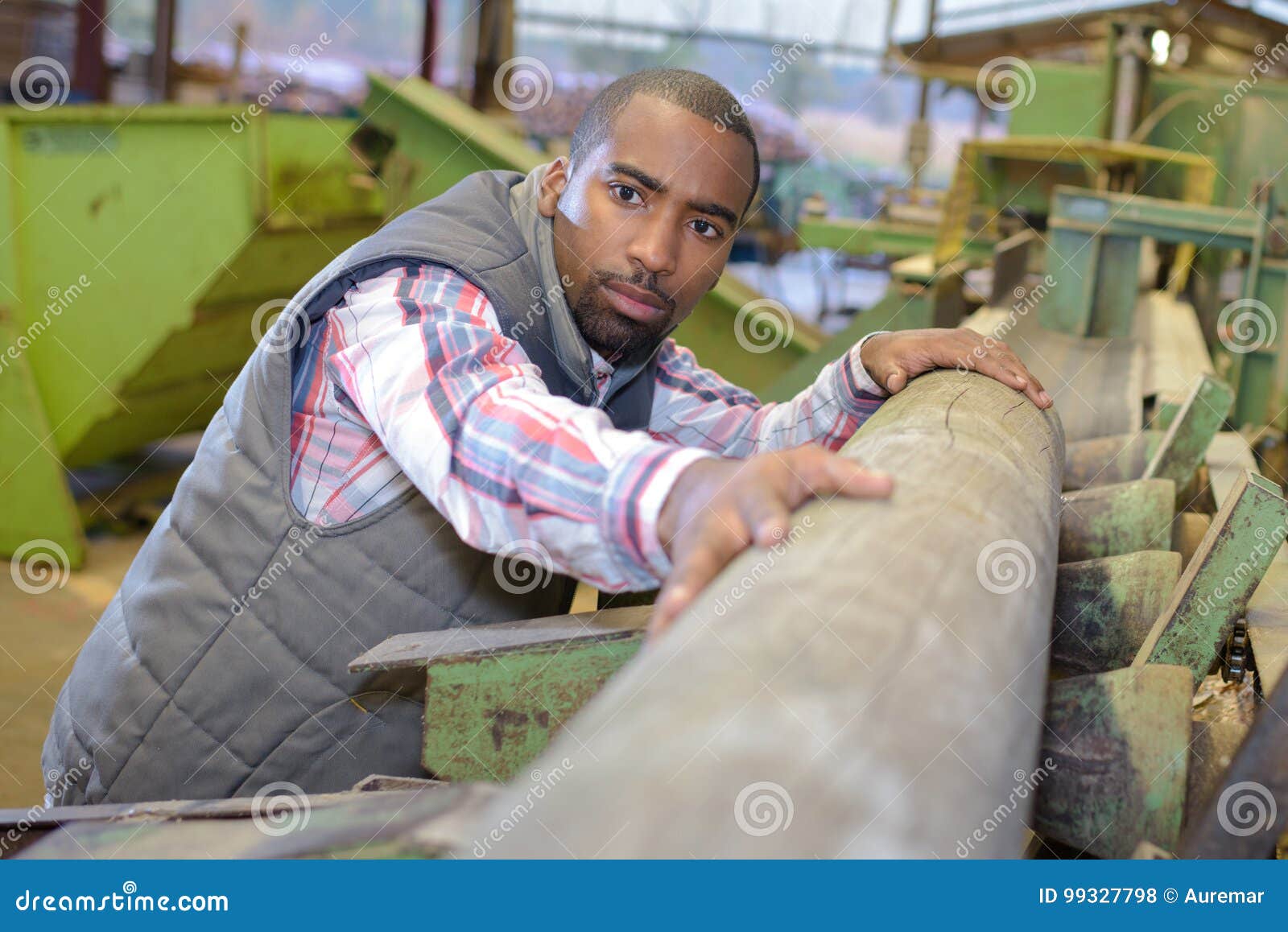 Carpenter Doing Job in Carpentry Workshop Stock Photo - Image of manual ...