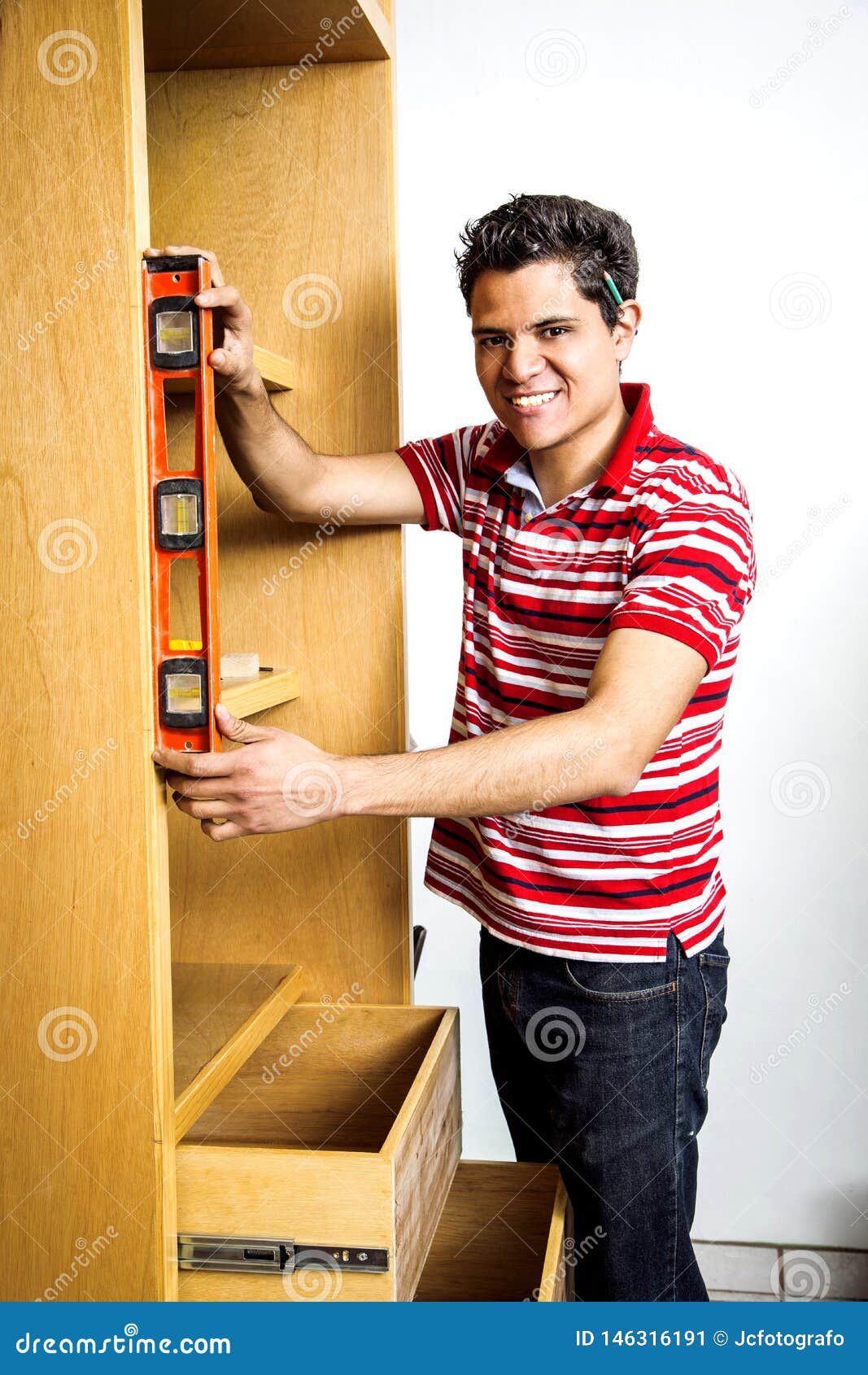 Carpenter man working stock image. Image of place, power - 146316191