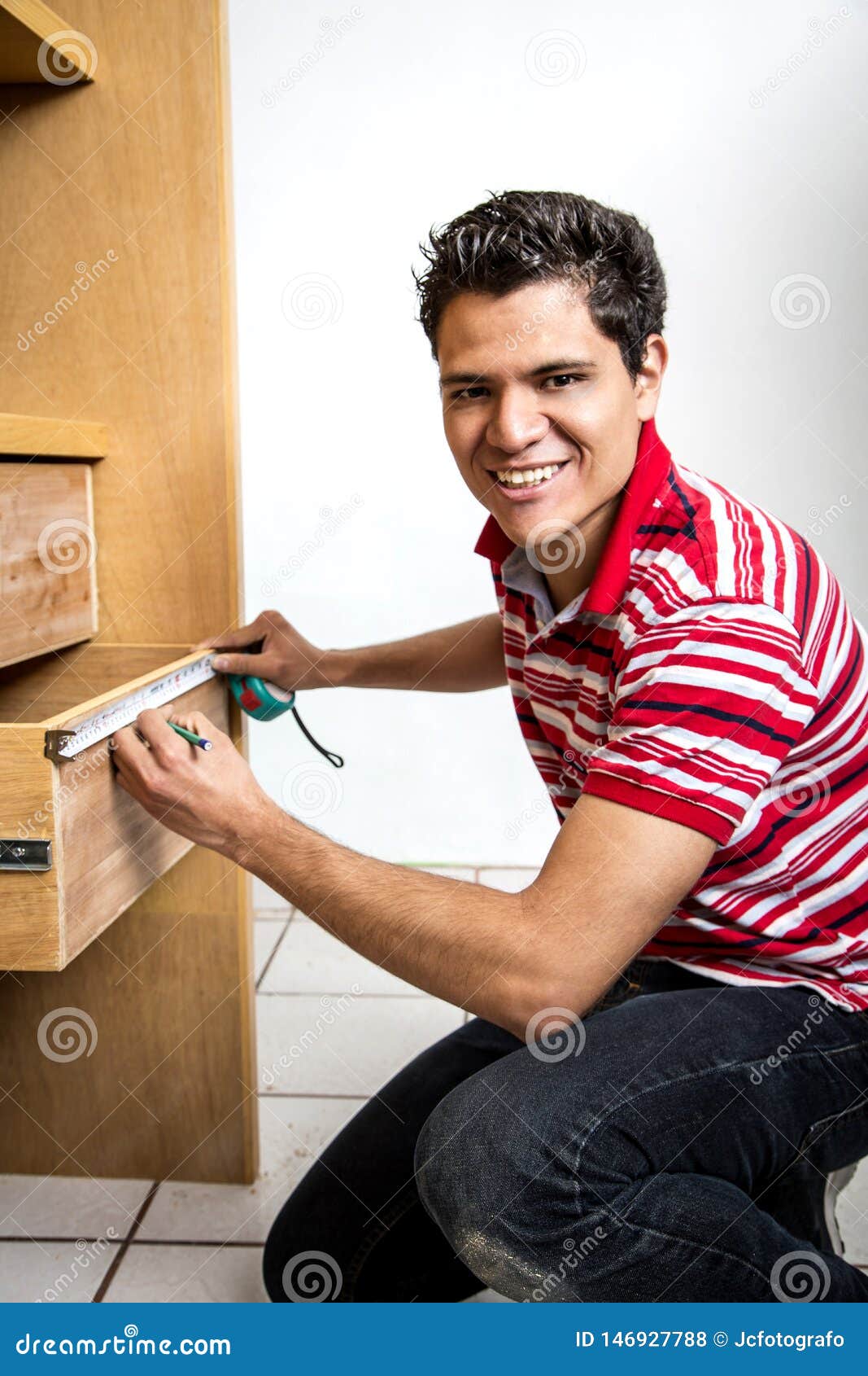 Carpenter man working stock photo. Image of industry - 146927788