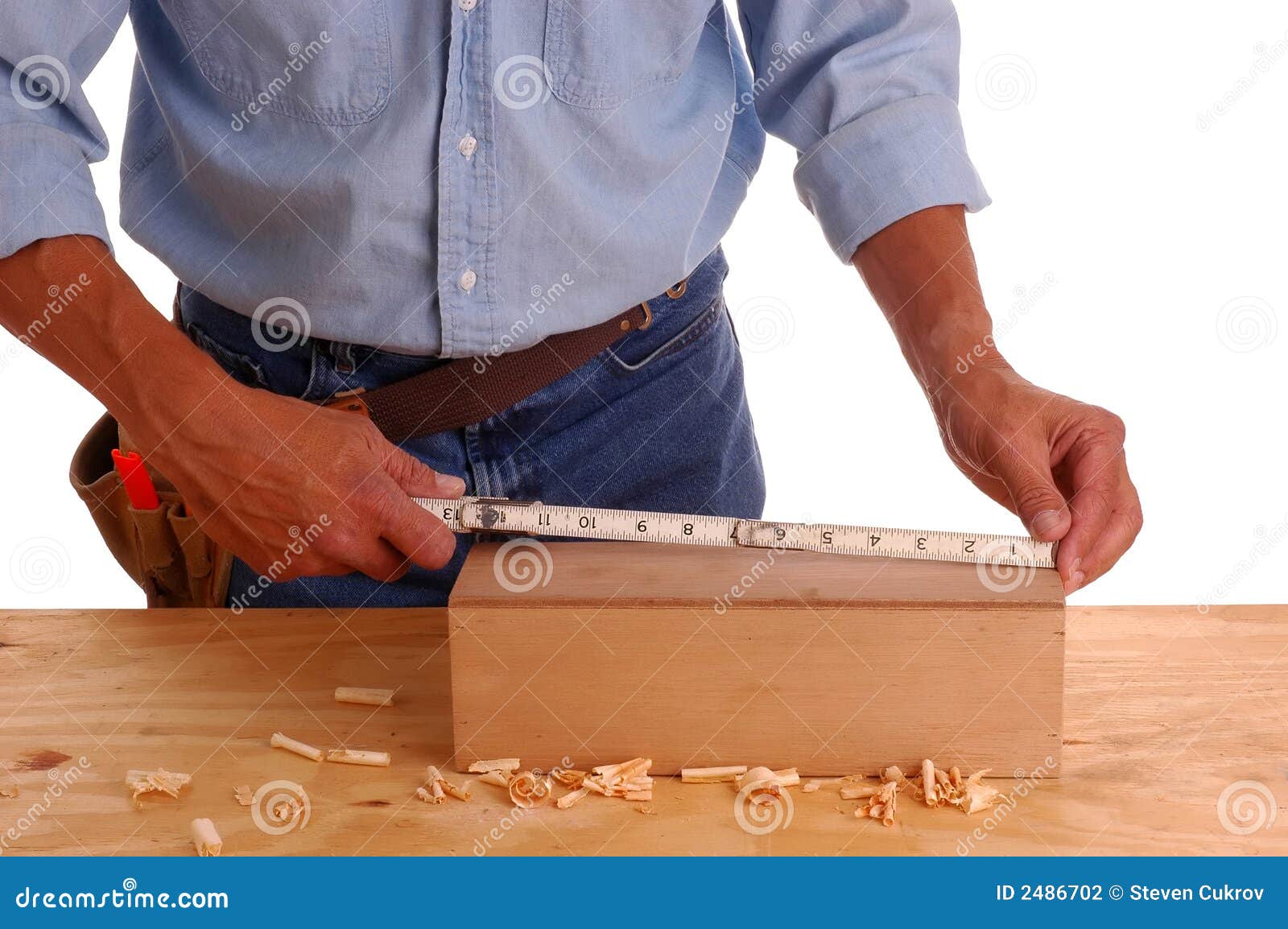 Carpenter measuring box stock photo. Image of construction - 2486702