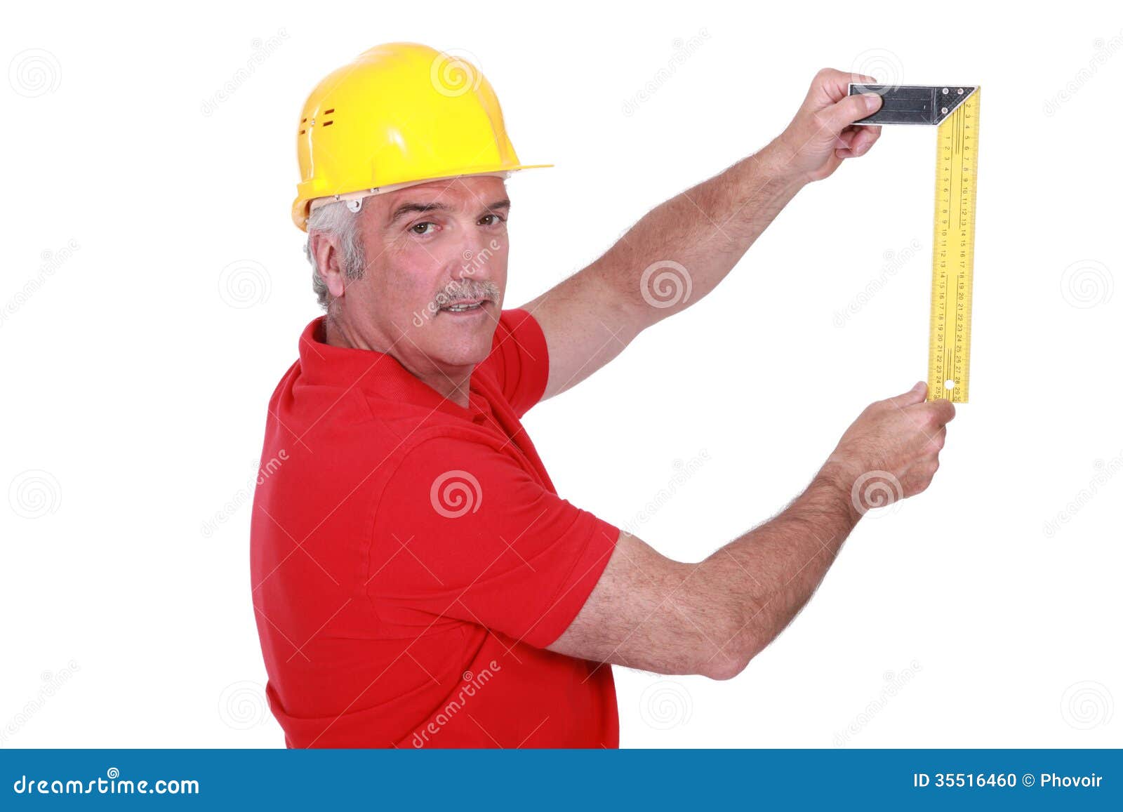 Carpenter with meter stock photo. Image of industry, carpenter - 35516460