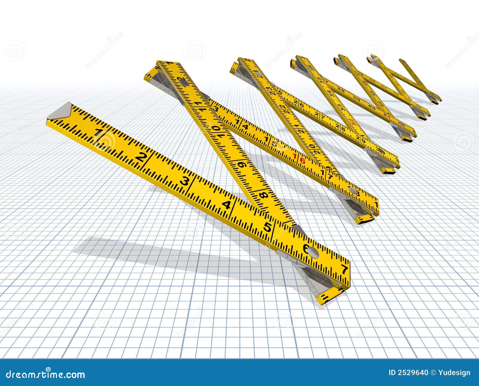 Carpenter Rule stock illustration. Illustration of construction - 2529640