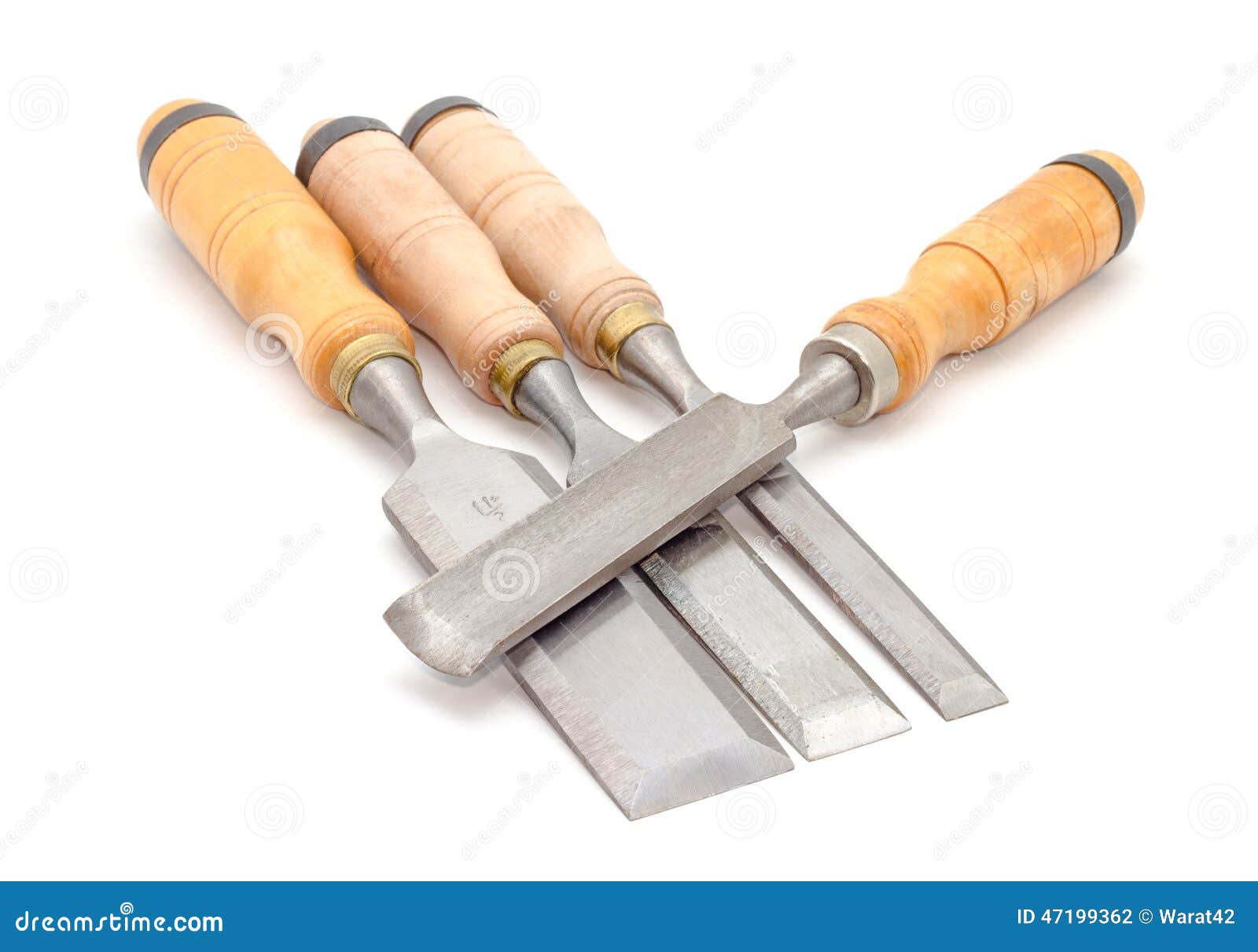 Carpenter S Chisel on White Background Stock Photo - Image of joiner ...